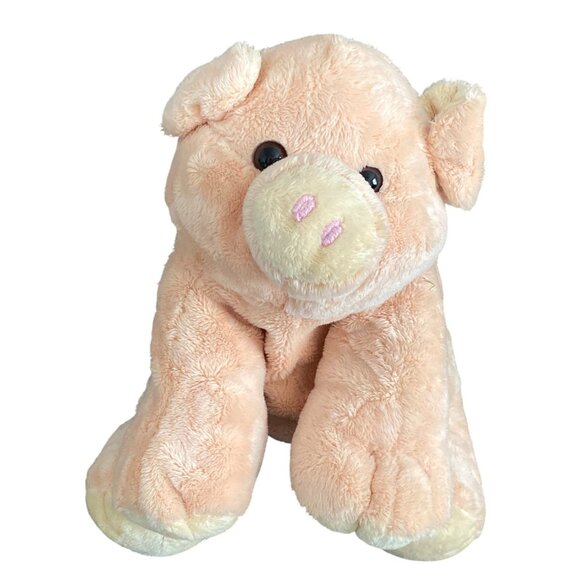 Kellytoy | Toys | Vtg Kellytoy Pink Pig Plush Soft Sitting Stuffed Farm ...